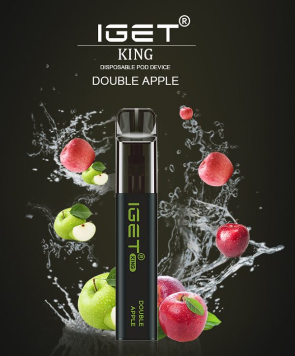 IGET KING DOUBLE APPLE – 2600 PUFFS | Vapes Australia